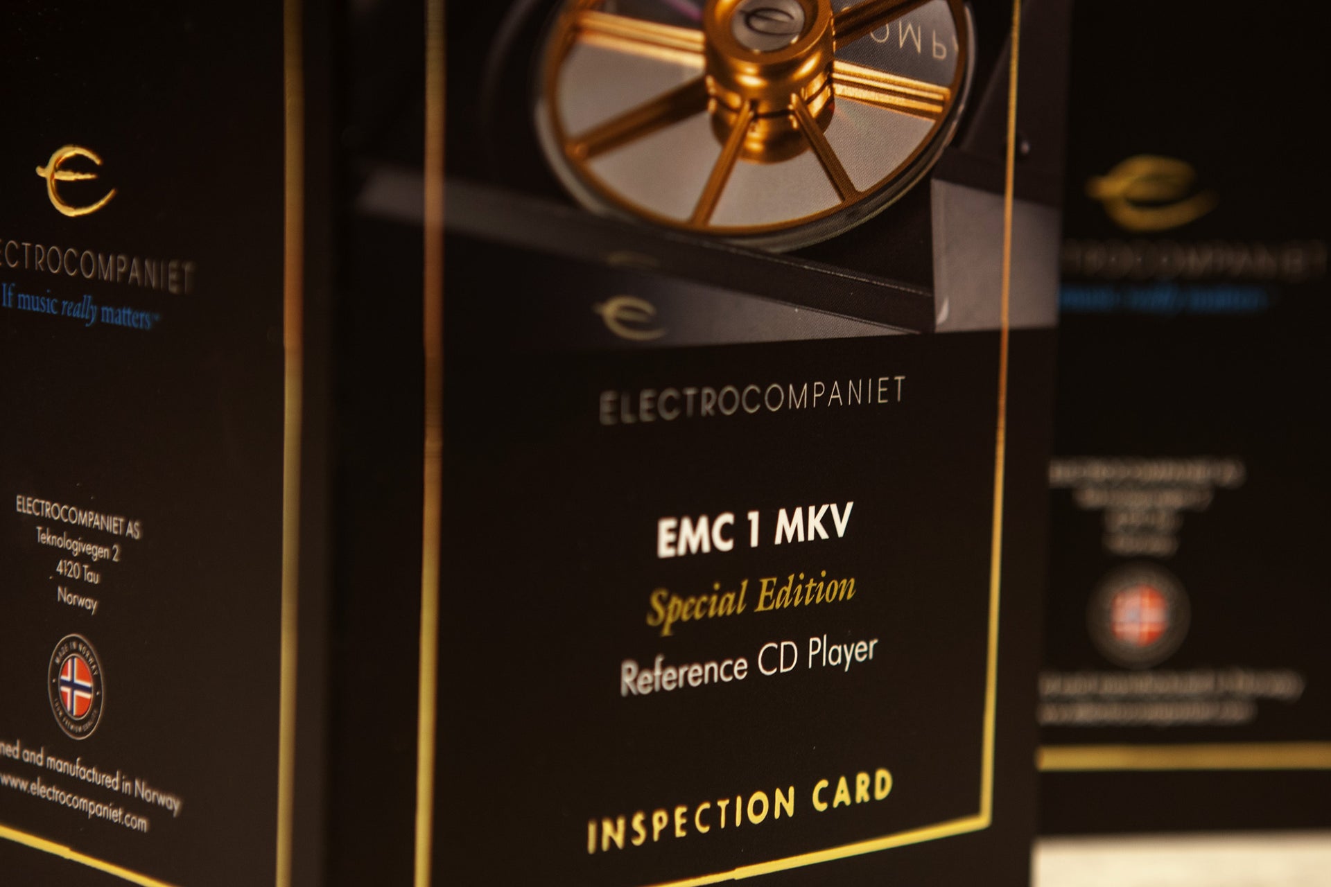 EMC 1 MKV SE Reference CD player – ELECTROCOMPANIET.COM