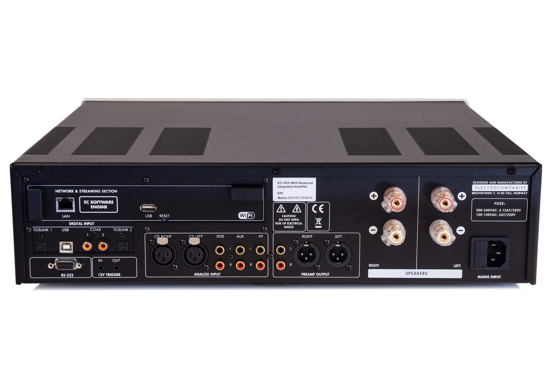ECI 6 DX MKII Integrated Amp/DAC/Streamer – ELECTROCOMPANIET.COM