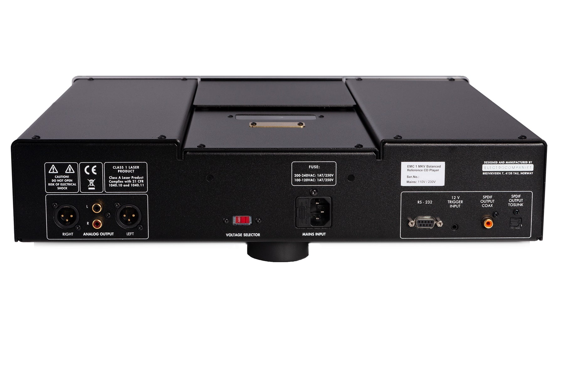 EMC 1 MKV Reference CD player – ELECTROCOMPANIET.COM